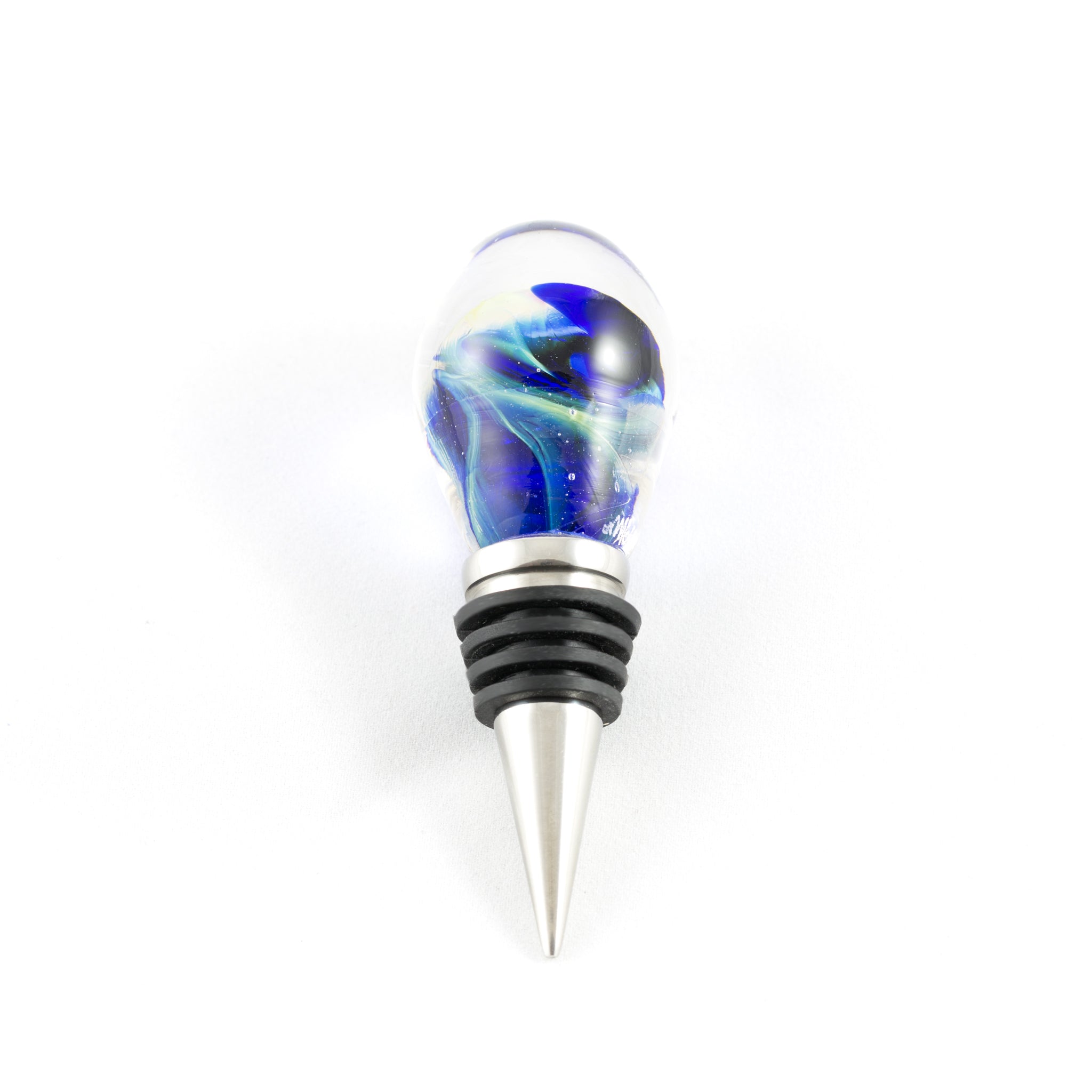 Cobalt Blue Glass Cork - Miss Mac Glass - Evoolution